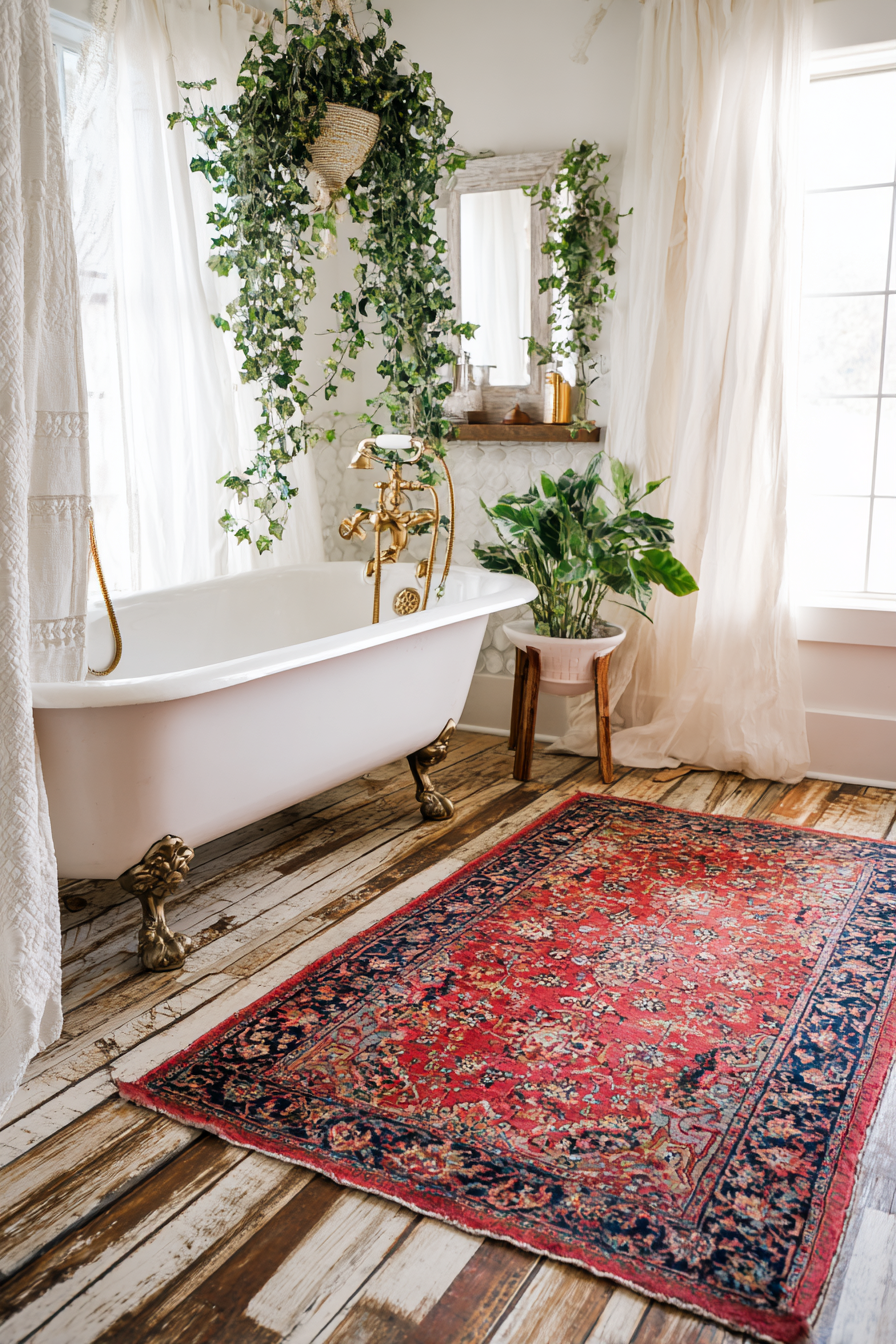13 Boho Bathroom Designs to Transform Your Space - CozyHomeCanvas